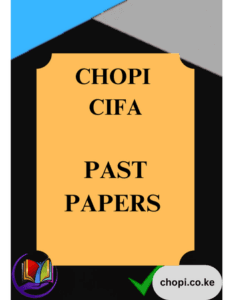 Latest CIFA Past Papers (2015 - December 2024) – PAST PAPERS - CHOPI ...
