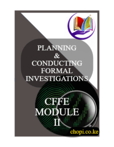 Chopi CFFE Planning and Conducting Formal Investigations Notes - CHOPI ...